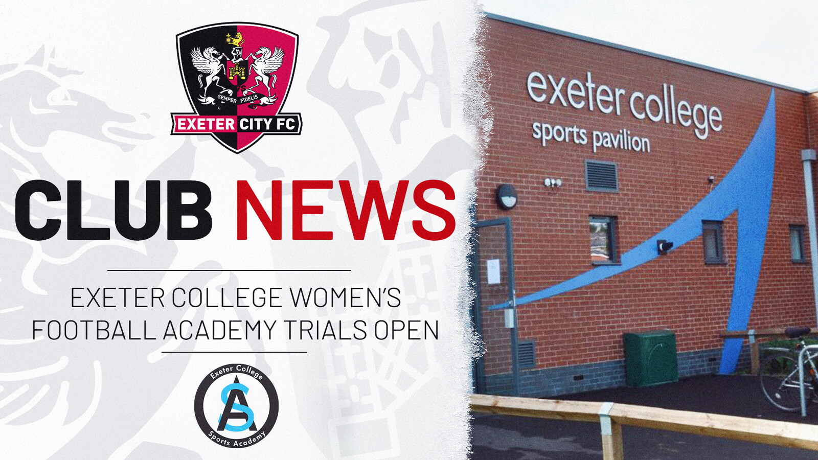 Exeter College Women's Football Academy Trials Now Open! | Exeter City F.C.